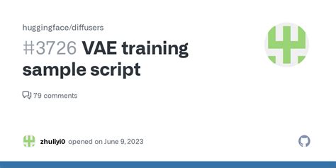 Vae Training Sample Script · Issue 3726 · Huggingfacediffusers · Github