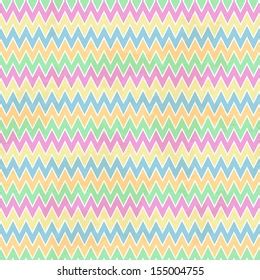 Zig Zag Lines Rainbow Vector Background Stock Vector Royalty Free