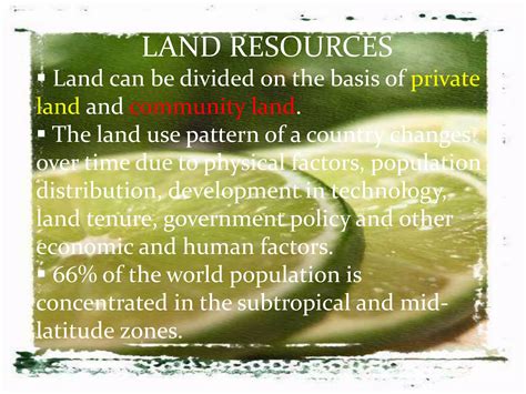 Land And Soil PPTX