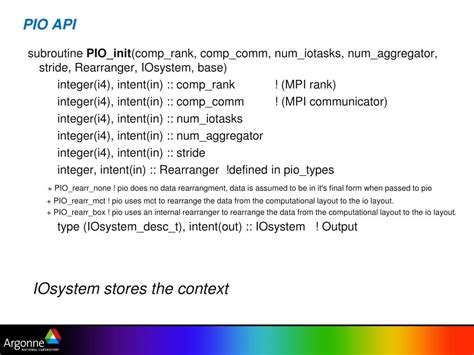 Ppt Pio The Parallel Io Library Powerpoint Presentation Free Download Id6895926