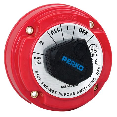 Perko Medium Duty Battery Selector Switch 250a Continuous 8501dp