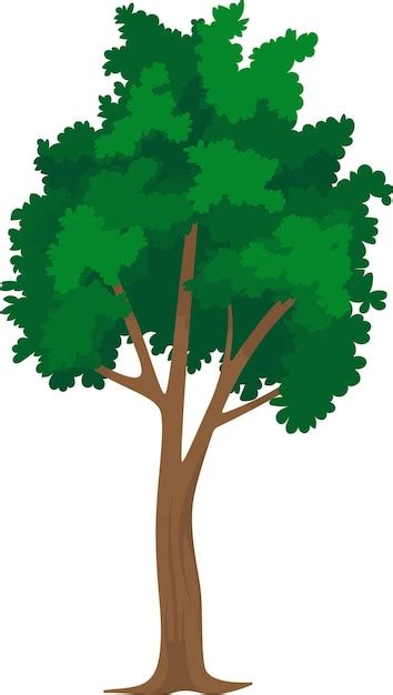 Premium Vector Flat Vector Tree For Nature
