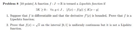 solved problem 8 [10 points ] a function f j→r is termed a