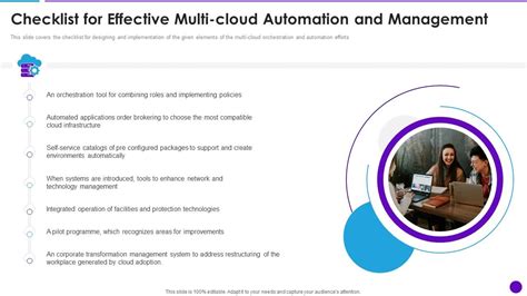 Cloud Architecture And Security Review Checklist For Effective Multi Cloud Automation And