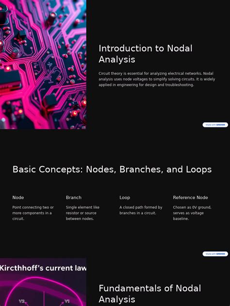 Introduction To Nodal Analysis Pdf Electrical Network Voltage