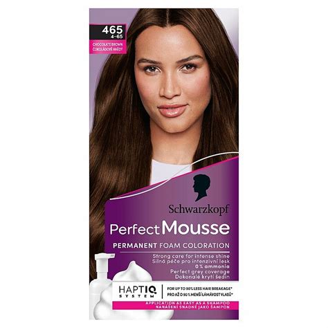 Schwarzkopf Perfect Mousse Farba na vlasy čokoládovohnedý 465 (4-65 ...