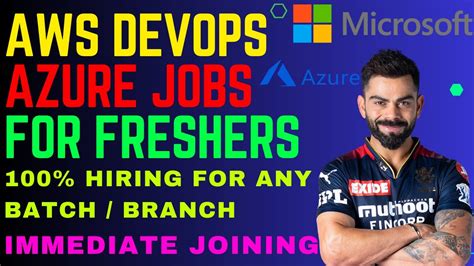 aws jobs for fresher devops jobs for fresher azure fresher jobs