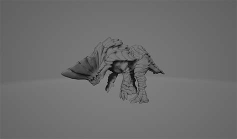 3d Monster Hunter Barroth Model Turbosquid 2226460