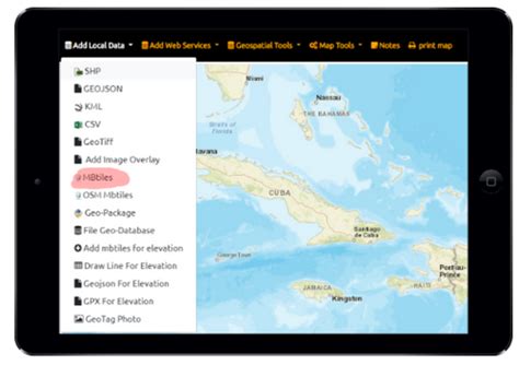 View Offline Raster Tiles Mbtilesgpkg Geo Data Collector Ios App