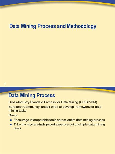 Pdf Data Mining Process And Methodology Hand Out Dokumen Tips