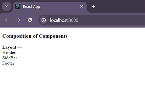 React Js Component Composition And Nested Components Geeksforgeeks