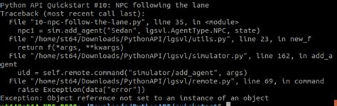 python api using wise preview server · issue 1623 · lgsvl simulator