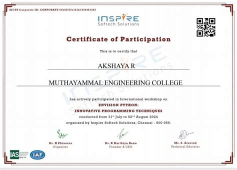 akshaya r on linkedin inspiresoftechsolutions python