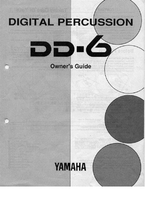 Yamaha Dd 6 User Manual Service Manual Download Schematics Eeprom Repair Info For Electronics