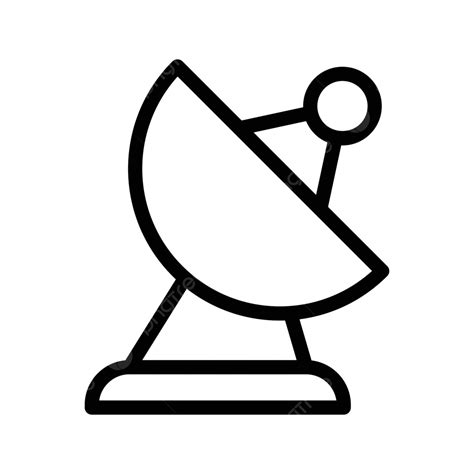 Antenna Isolated Receiver Illustration Vector Isolated Receiver Illustration Illustration