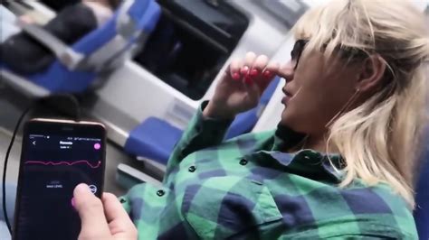 Woman Gets To Be Pleasured By Oh Mi Bod Sex Toy In The Train Eporner