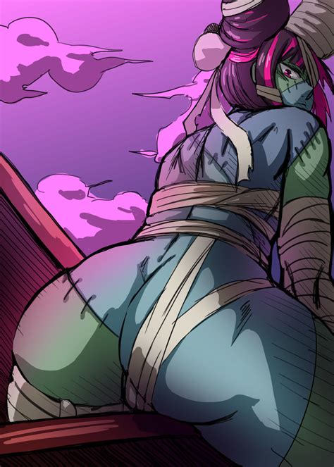 Rule 34 1girls Ass Back View Bandage Big Ass Charge Sol Female Female