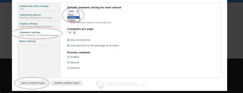 Hostknox Drupal Comments Tutorial