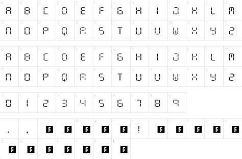 디지트 Lcd 폰트무료 다운로드 글꼴 무료 다운로드