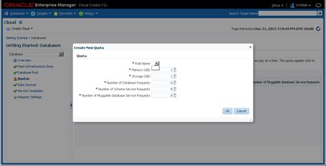 Creating ROLE For DBaaS In Oracle Enterprise Manager Cloud DBA Rodrigo Jorge Oracle Tips