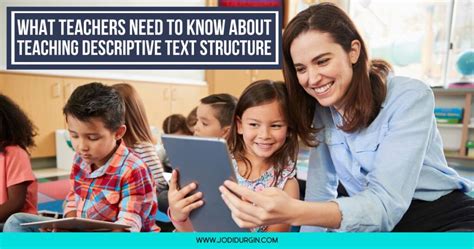 How To Teach Descriptive Text Structure In 2024 Teaching With Jodi