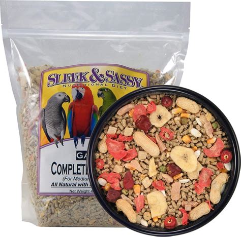 Buy Sleek And Sassy Nutritional Diet Garden Complete Pellet Parrot Food