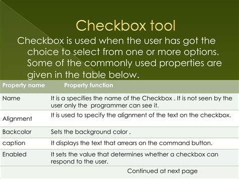 Toolbox And Its Properties In The Visual Basic Pptx