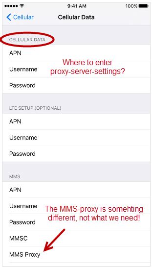 Proxy Server Apple Community