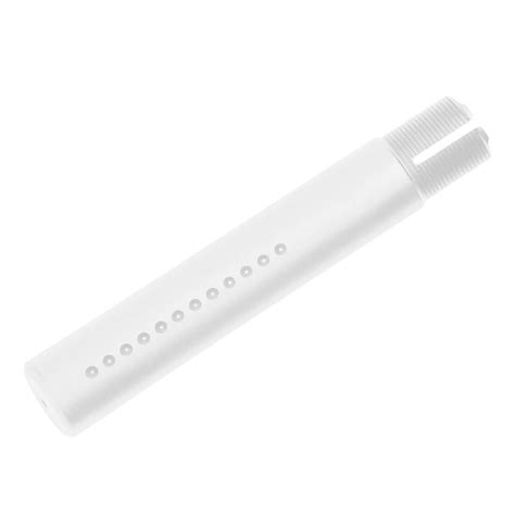 Ar 15 Custom Made White Holy Fluted Pistol Buffer Tube