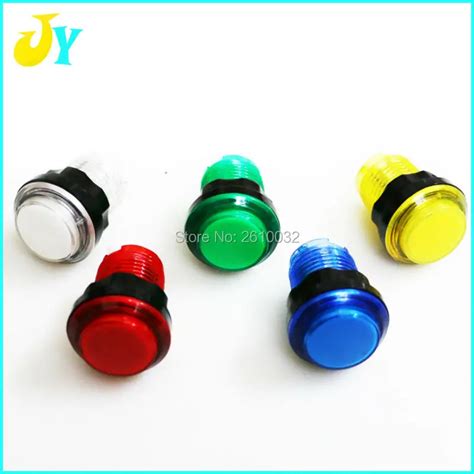 Pcs V LED Illuminated Arcade Push Button Mm Arcade Start Push