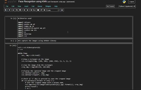 Sai Santosh On Linkedin Facedetection Knn Opencv Machinelearning Computervision Datascience