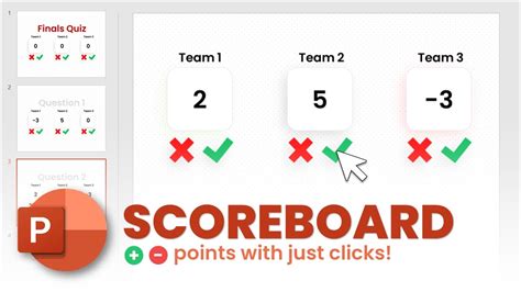 How To Create Interactive Score Boards In Powerpoint Vba Tutorial Youtube