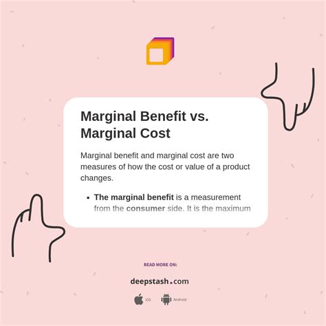 Marginal Benefit Vs Marginal Cost Deepstash