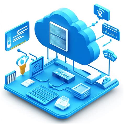 The Use Of Cloudbased Communication Solutions Premium Ai Generated Image