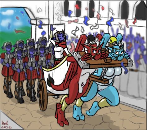 Rule 34 2022 Blue Skinned Female Blue Skin Both Sexes In Same Situation Chariot Crowd Defeated