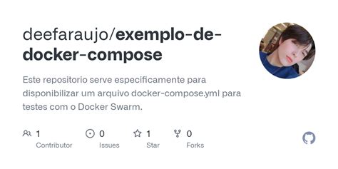 Github Deefaraujoexemplo De Docker Compose Este Repositorio Serve Especificamente Para