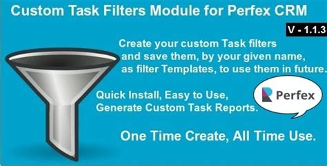 Custom Task Filters Module For Perfex CRM 1 1 2 GPL Pugins Club