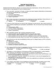 AP10 Q4 Summative Test 3 Pdf ARALING PANLIPUNAN 10 QUARTER 4 SUMMATIVE TEST 3 PANGKALAHATANG