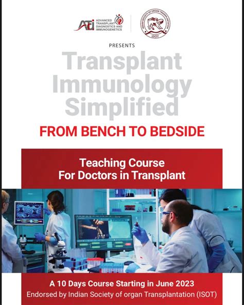 Dr Prashant Rajput On Linkedin A Must For Young Transplant Professionals And Immunologists