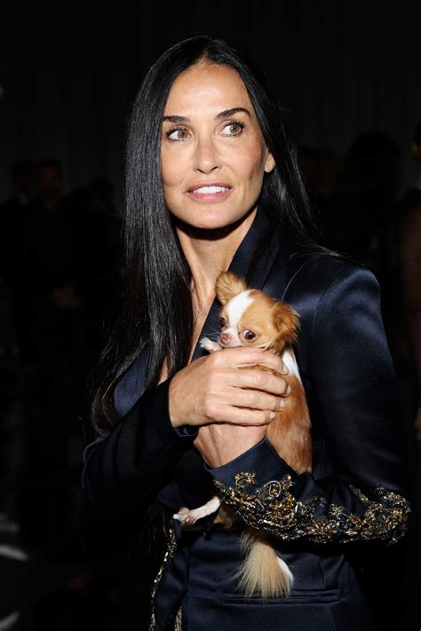 Demi Moore 60 Suffers Major Wardrobe Malfunction While Posing In See