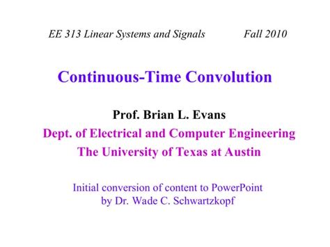 5 Convolution And Correlation Of Discrete Time Signals Pptx