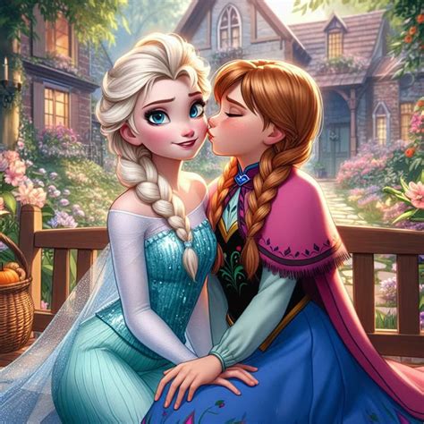 Pinterest Disney Princess Kiss Elsa Anna Disney