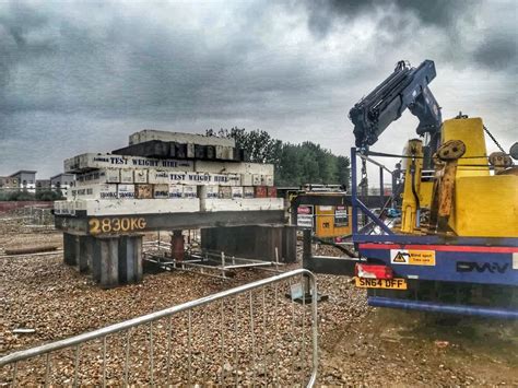 Static Pile Load Testing Throughout The UK With NDT Services Ltd In Nottingham