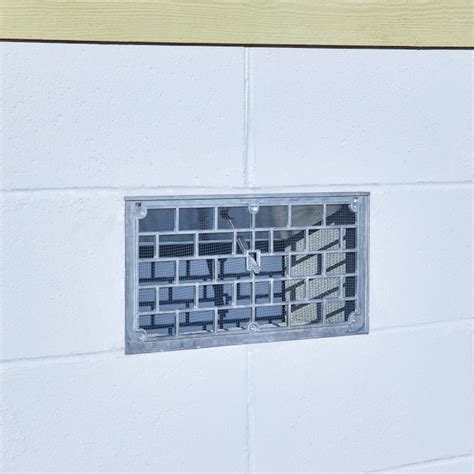 Master Flow Foundation Vent 16 In X 8 In Aluminum Foundation Vent In