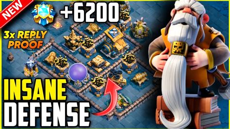New Best Builder Hall10 Bh10 Anti 2 Star Base With Copy Link Bh10 Base With Link Coc Youtube