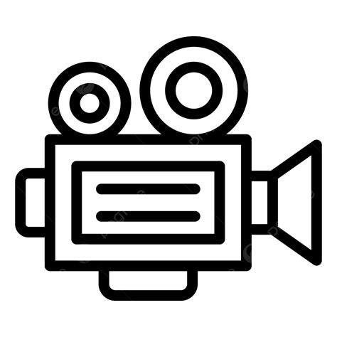 Ilustração De Design De ícone De Vetor De Câmera De Filme Png Câmera Cinematográfica Câmera