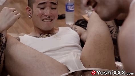 Asian Gays Ass Filled With Various Food Xnxx Com