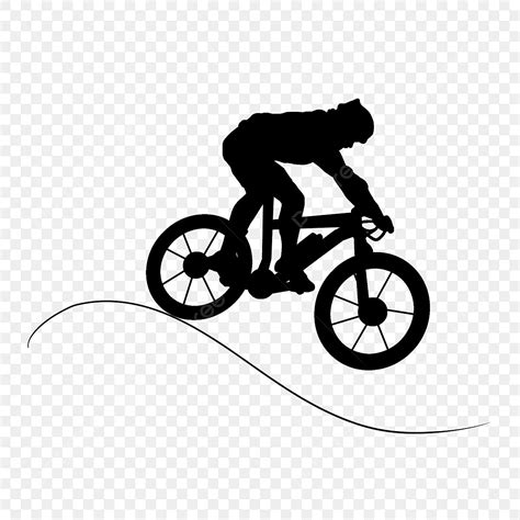Bike Riding Clip Art Black And White