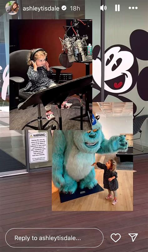 Pregnant Ashley Tisdale Brings Daughter Jupiter To Disney Recording Session