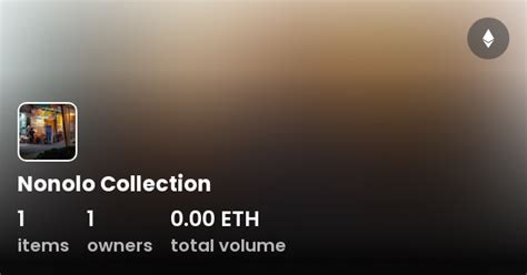 Nonolo Collection Collection Opensea